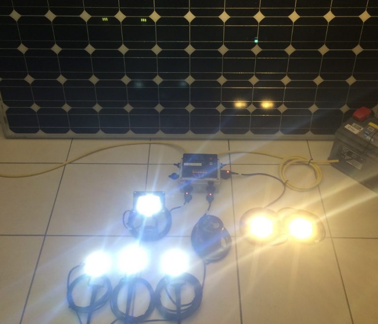 Off Grid Solar Lighting Kit - Silent & Renewable Energy - Van and Boat